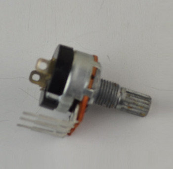 16mm rotary potentiometer, carton potentiometer with metal shaft, potentiometer with switch