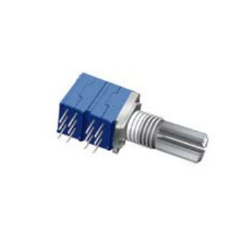 9mm rotary potentiometer with metal shaft,interphone potentiometer, carbon potentiometer, trimmer  potentiometer