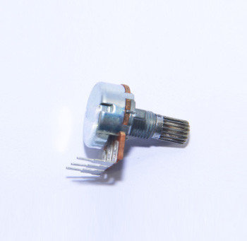16mm rotary potentiometer with metal shaft, guitar potentiometer, carbon potentiometer, trimmer  potentiometer