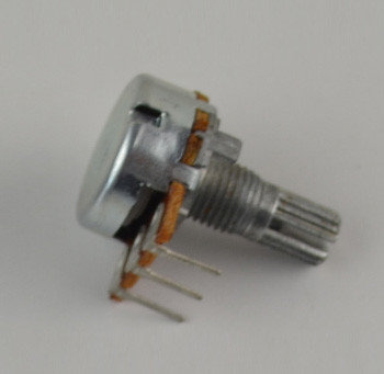 16mm rotary potentiometer with metal shaft, guitar potentiometer, carbon potentiometer, trimmer  potentiometer