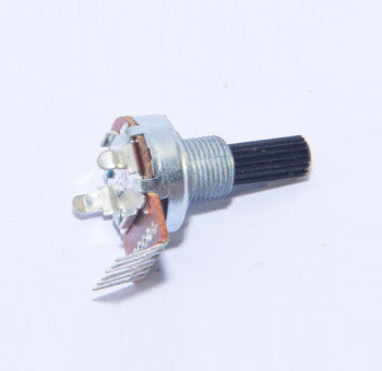 rotary potentiometer, carbon potentiometer, 17mm potentiometer with insulated shaft,