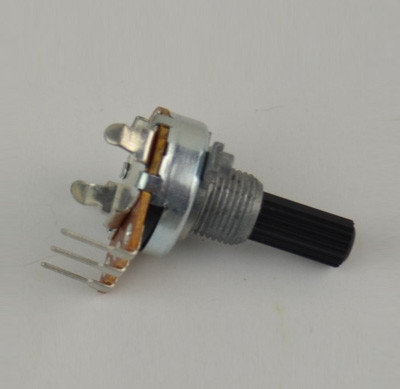 rotary potentiometer, carbon potentiometer, 17mm potentiometer with insulated shaft,