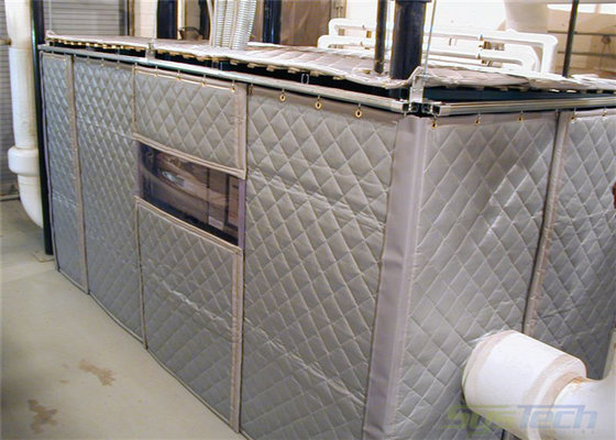 Temporary Noise Barriers With Reflective Strips Even In Night Visibility