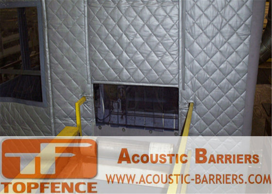 Temporary Acoustic Fence 8'x9.5' for Highway Noise Control supplier