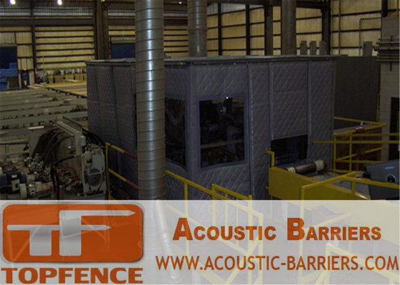 Temporary Acoustic Fence 8'x9.5' for Highway Noise Control supplier