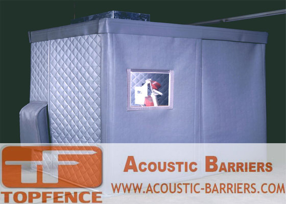 soundproof fencing traffic noise/ Temporary Acoustic Fencing Customized Size and Waterproof PVC made supplier