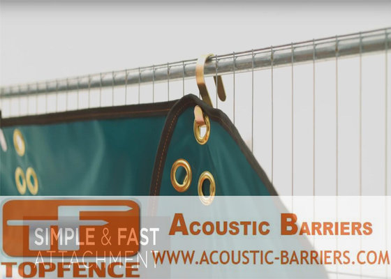 Portable Noise Barriers For  8'x12' temporary fence supplier