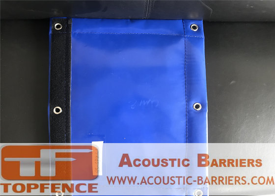 40dB Sound Absorption Portable Noise Barriers for 8 x 12 chain link fence panels supplier
