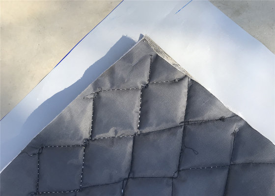 Temporary Acoustical Sound Barrier Attached to Temporary Wooden&Steel Fencing Acoustic Tarpaulin for Construction Noise supplier