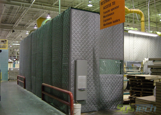 Temporary Sound Barriers & Fence Made In PVC membrane Sound Inulsation and Noise Reduction 40dB supplier