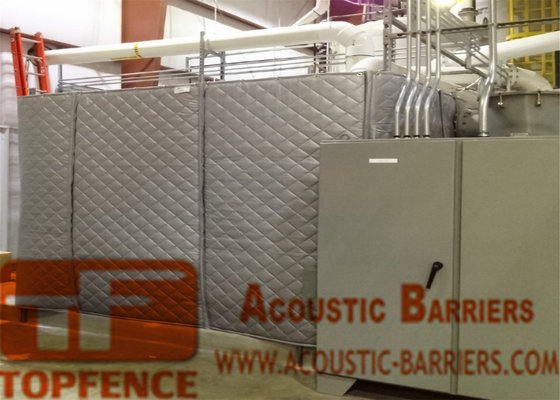 Acoustic enclosure for Air Conditioners of Factory 40dB noise reducing FIRE and WATER proof Feature 5 layers supplier