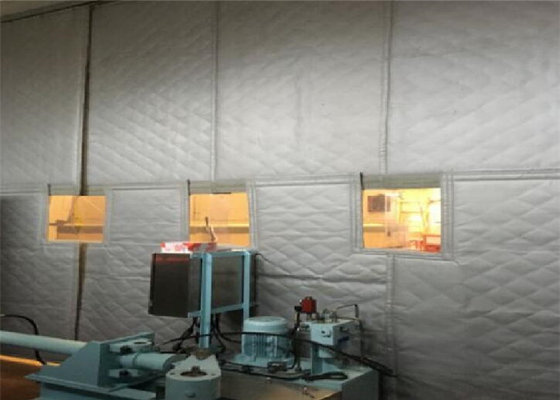 Temporary Acoustic Fencing Mass Vinyl Loaded 4 layer design waterproof non-flammable layer fireproof 40dB acoustic supplier