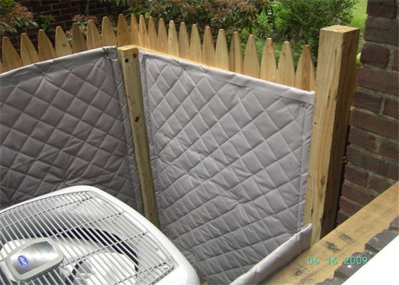 Temporary Acoustic Fencing Mass Vinyl Loaded 4 layer design waterproof non-flammable layer fireproof 40dB acoustic supplier