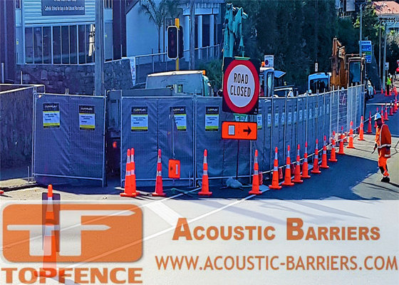 Temporary Highway Noise Barriers 40dB noise reduction Minimum 5 year life for residential supplier