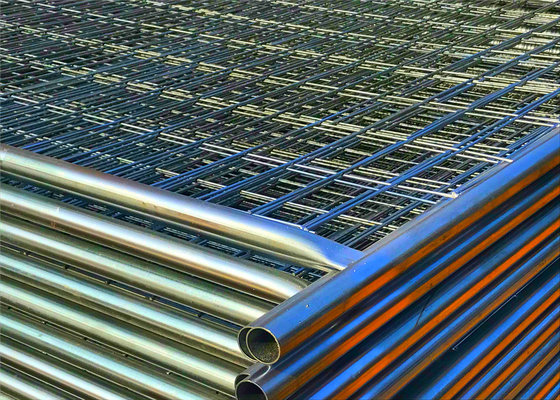 2.1mx3.5m with middle brace tube OD32mm steel tube wall thick 1.5mm temporary construction fence supplier