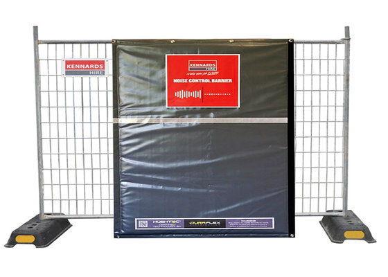 Temporary Sound Barriers 20dB 29dB 40dB noise Reduction PVC layer fireproof waterproof UV resistance all colour options supplier