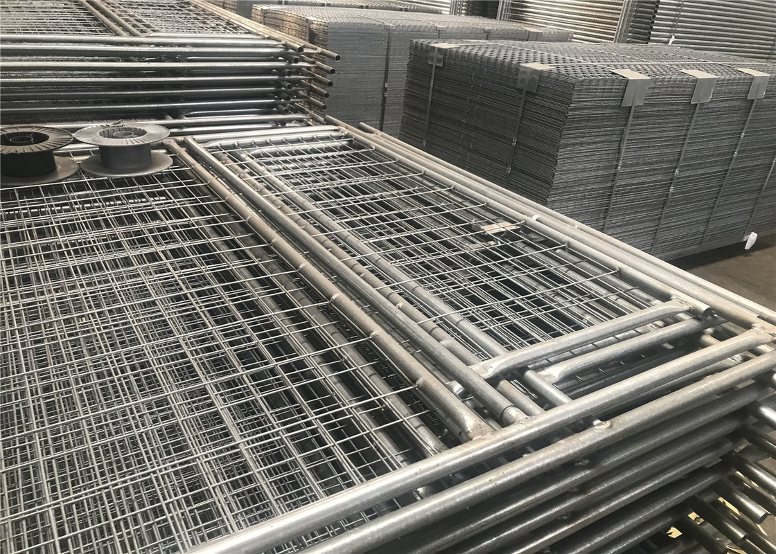 Temp Fence Panels Construction Residential with Pedestrian Gates supplier