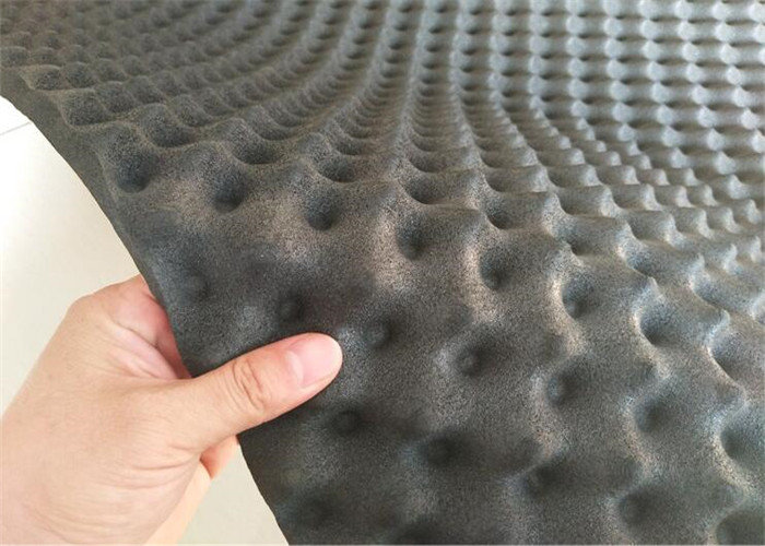 self-adhesive Foamily Black Colour Acoustic Foam Egg Crate Panel Studio Foam Wall Panel supplier