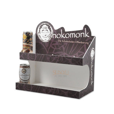 Fashion Food Display Trays More Layer / Acrylic Juice Paper Display Stand