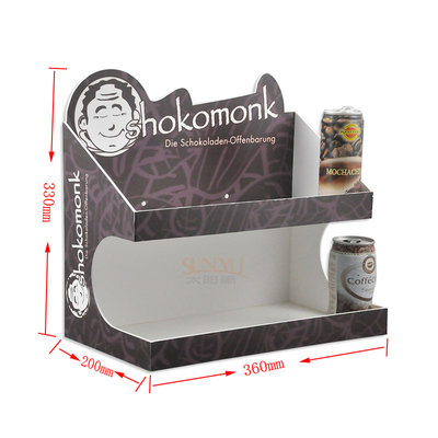 Fashion Food Display Trays More Layer / Acrylic Juice Paper Display Stand