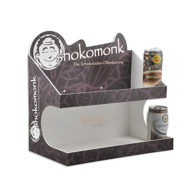 Fashion Food Display Trays More Layer / Acrylic Juice Paper Display Stand