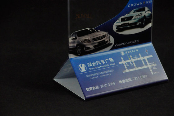 Poster Advertising Display Stand Offer A4 Counter Top Acrylic Brochure Holder