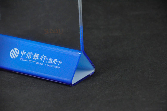 A4mm Insert Paperboard Acrylic Poster Holder Stand Bank Marked Card