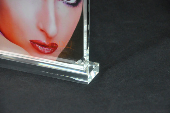 Luxury Acrylic Customized Picture Frames Magnetic Photo Frame Square Block