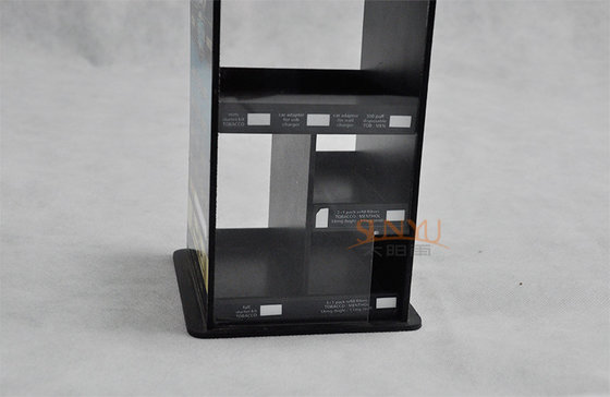 E - cigarettes Acrylic Display Stands More compartments Printing Full Color Logo