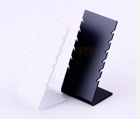 Perspex PMMA Jewellery Stand / Acrylic Necklace Holder For Exhibition