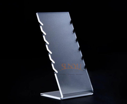 Perspex PMMA Jewellery Stand / Acrylic Necklace Holder For Exhibition