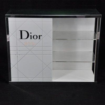 Three Layers Counter Display Stands Acrylic Makeup Organizers Available