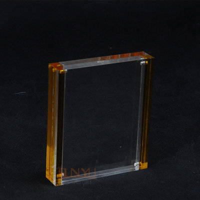 Custom Size Picture Frames Clear Surface PMMA  For Photo Display