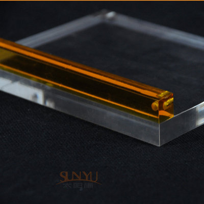 Custom Size Picture Frames Clear Surface PMMA  For Photo Display