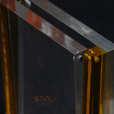 Custom Size Picture Frames Clear Surface PMMA  For Photo Display