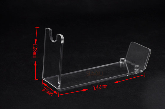 Custom Acrylique Plastic Food Display Trays Retail Shop For Beer Beverage