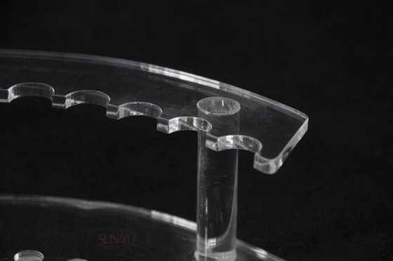 Pub Acrylic Beer Bottle Display Rack Shelf Custom Two Layer 300pcs