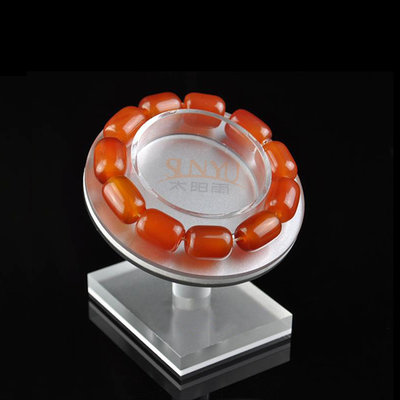 Floor Custom Jewellery Display Stands Slanting Acrylic Storage Trays Bracelet Holders