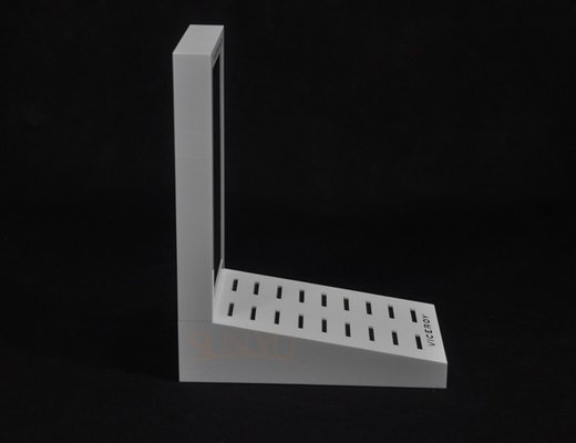 Rings Earrings Jewellery Display Stands White Removable Backboard With Black Velvet