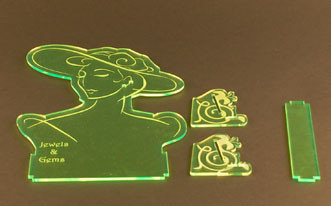 Laser Cutting Jewellery Display Stands