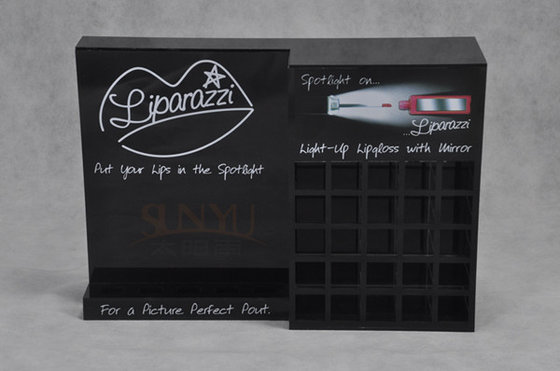 Acrylic Lipstick Grid Counter Display Stand