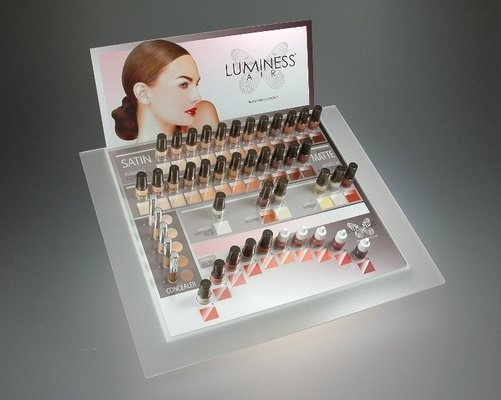 Supermarket Display Racks Cosmetic Organizer Countertop For Beauty Prouduct