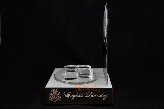 Acrylic Display Stand With Silver Color