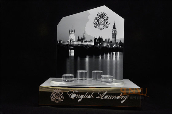 Acrylic Display Stand With Silver Color