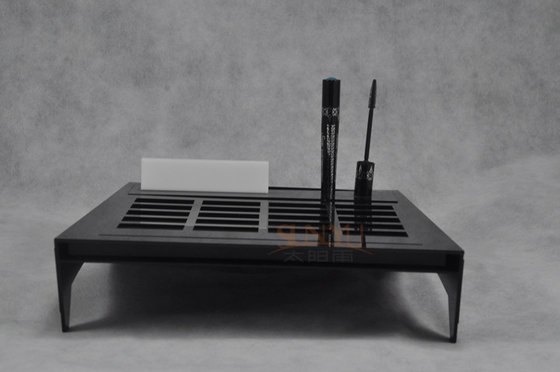 Mascara Cream Acrylic Display Stand / Cosmetic Retail Displays Rack Silk - Screen