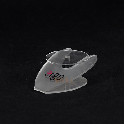 Earphone Headphone Acrylic Display Stand With Silk Screen Logo Printing