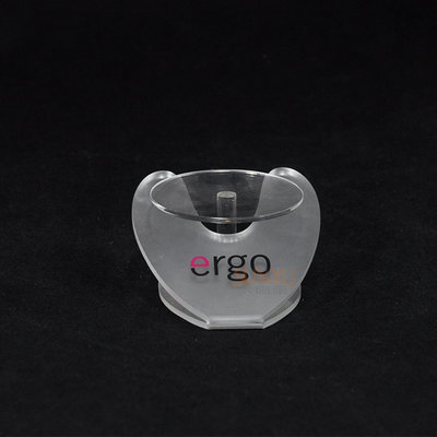 Earphone Headphone Acrylic Display Stand With Silk Screen Logo Printing