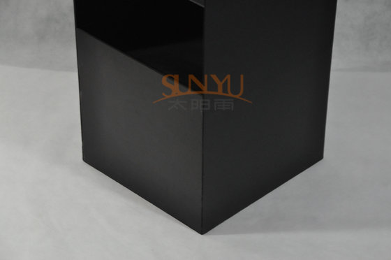 Pure Black  Floor Standing Display Boards PVC Foam Light Weight