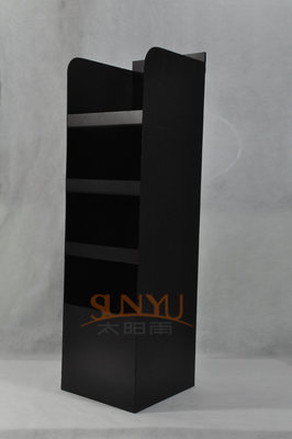 Pure Black  Floor Standing Display Boards PVC Foam Light Weight
