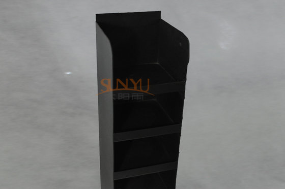 Pure Black  Floor Standing Display Boards PVC Foam Light Weight